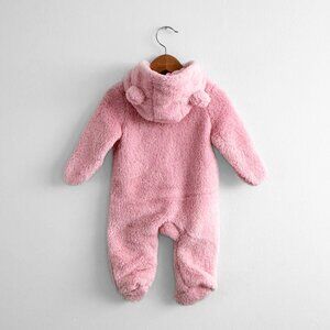 One Pieces | Nwt Girls Teddy Bear Plush Onepiece Bodysuit Hooded Romper ...